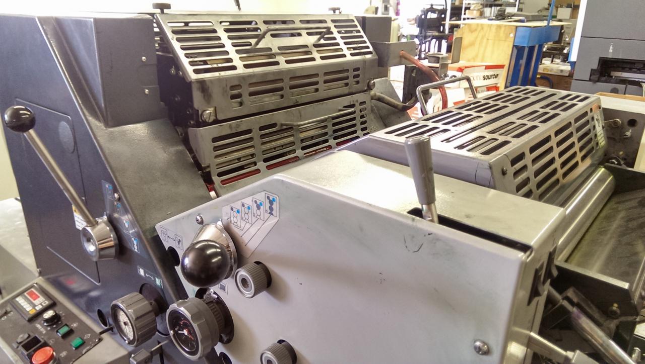 Lot #8: 2006 AB Dick 9982 Two Color Offset Duplicator Press - Ryobi ...